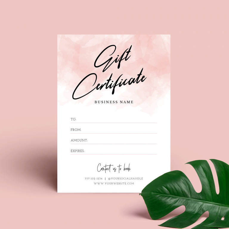 Loyalty Club Card Template - Digital Download Stamp Card Design