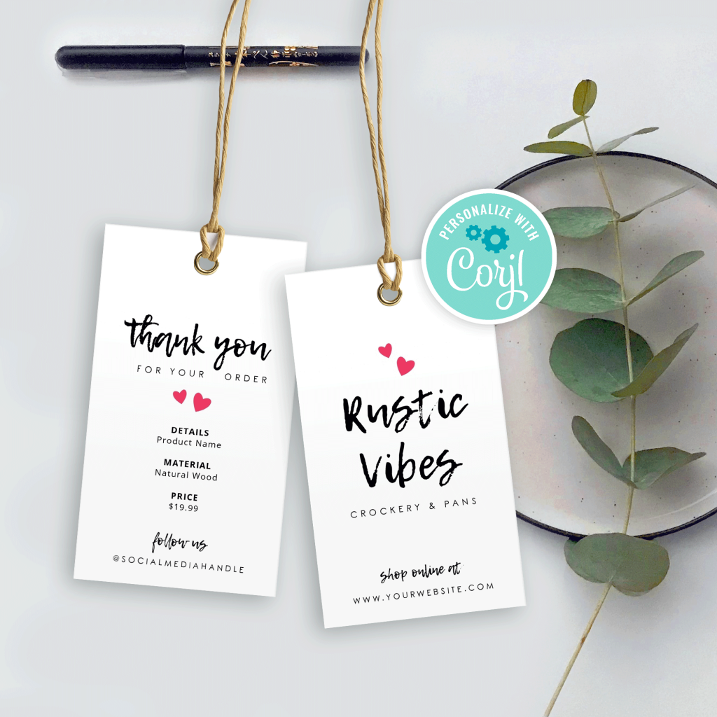 Hang Tag Design Template