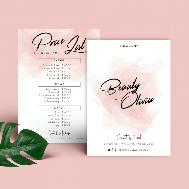 Loyalty Club Card Template - Digital Download Stamp Card Design