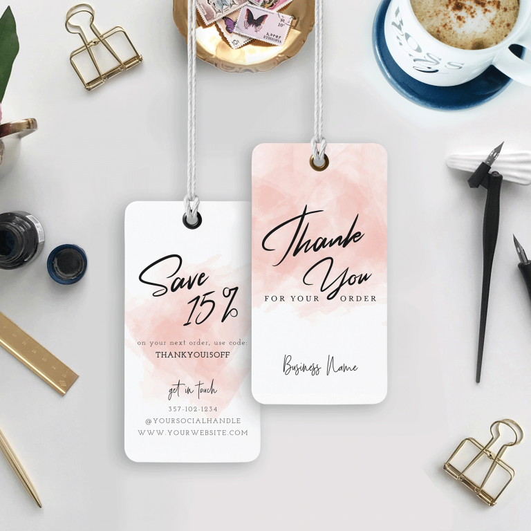 Loyalty Club Card Template - Digital Download Stamp Card Design