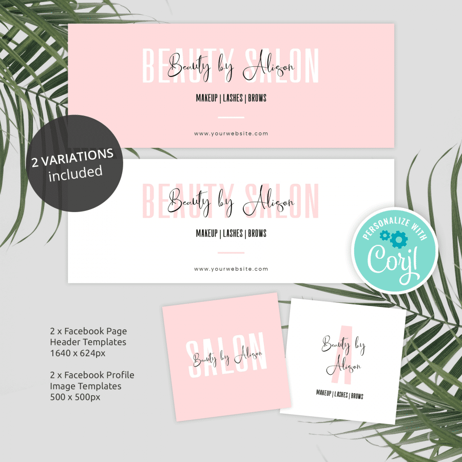 Facebook Header Template Kit: FB Cover & Profile Photo Template