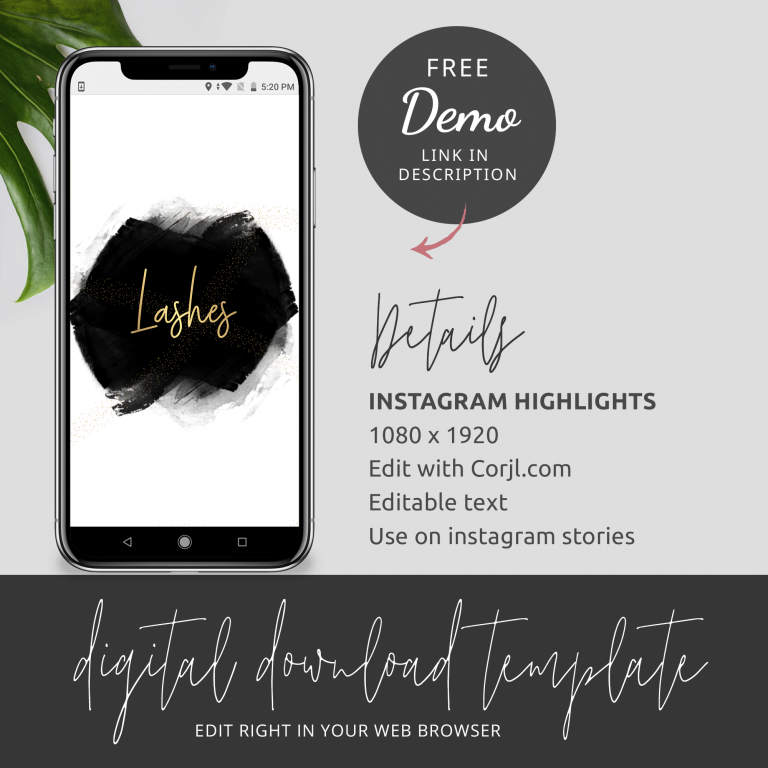 Custom Highlight Covers for Instagram: DIY IG Highlights Template