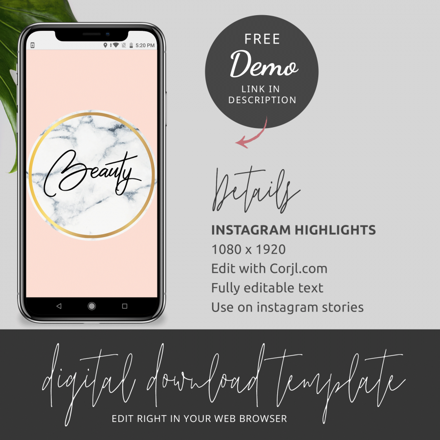 Highlight Template for Instagram: DIY IG Story Highlights Template