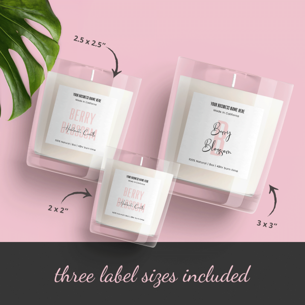 2x2 Square Label Template + 2.5x2.5 + 3x3 Square Label Template