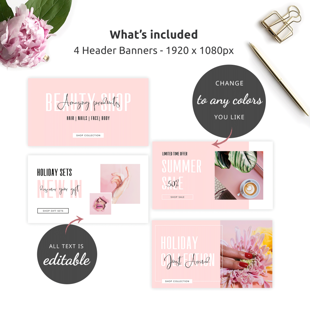 Create Website Banner Designs - Custom Web Banner Design Kit