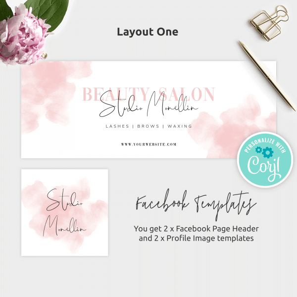 Facebook Branding Kit: FB Cover & Profile Photo Banner Template