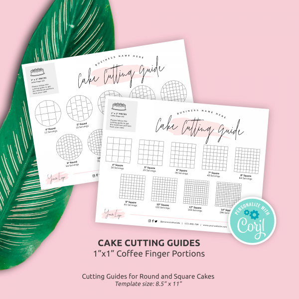 Cake Care Cards Templates - Editable Cake Care Guides - Printable