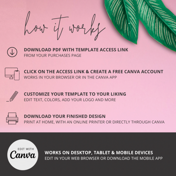 Burn Away Cakes - Cake with Calendar Design Canva Template